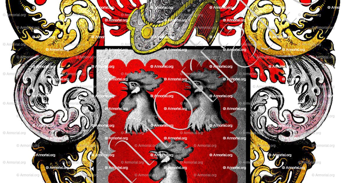 CAPON - Armoiries, blason, Etymologie et origine, nom de famille ...