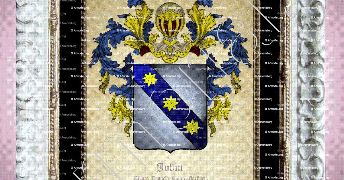 JOBIN - Armoiries, blason, Etymologie et origine, nom de famille ...