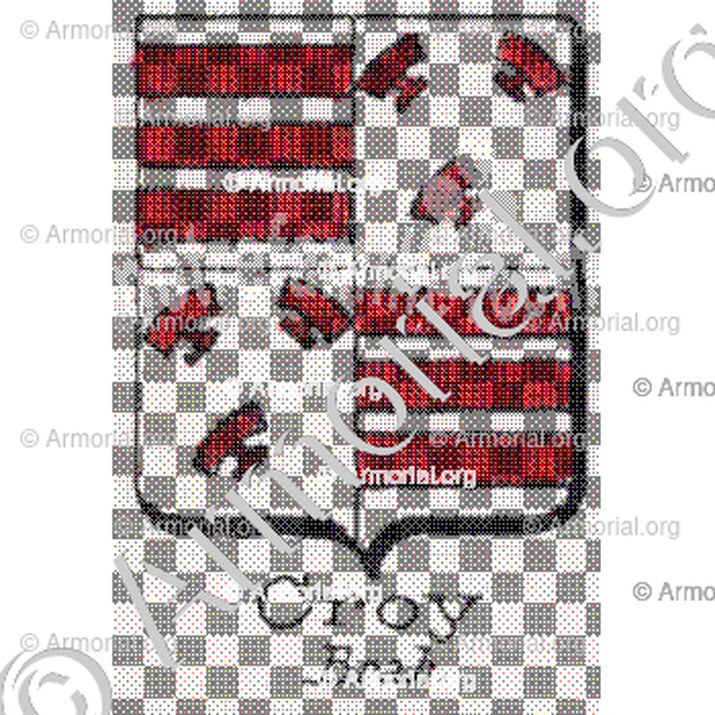 Croy - Armoiries, blason, Etymologie et origine, nom de famille ...